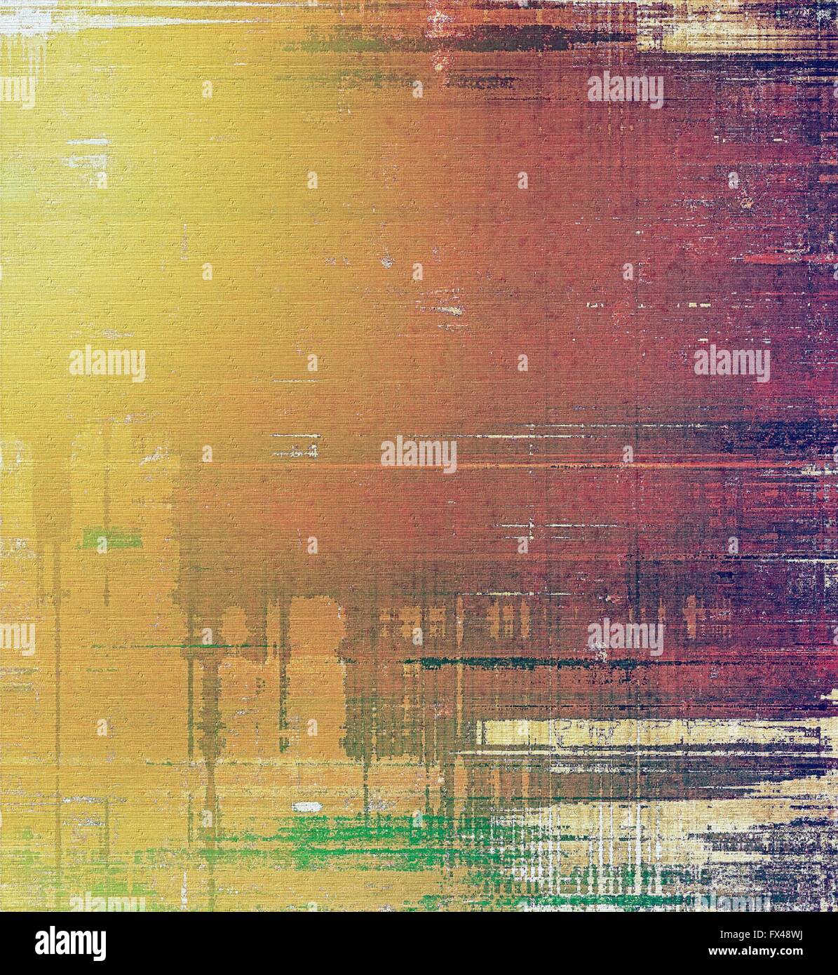 Old vintage background with retro-style elements and different color ...