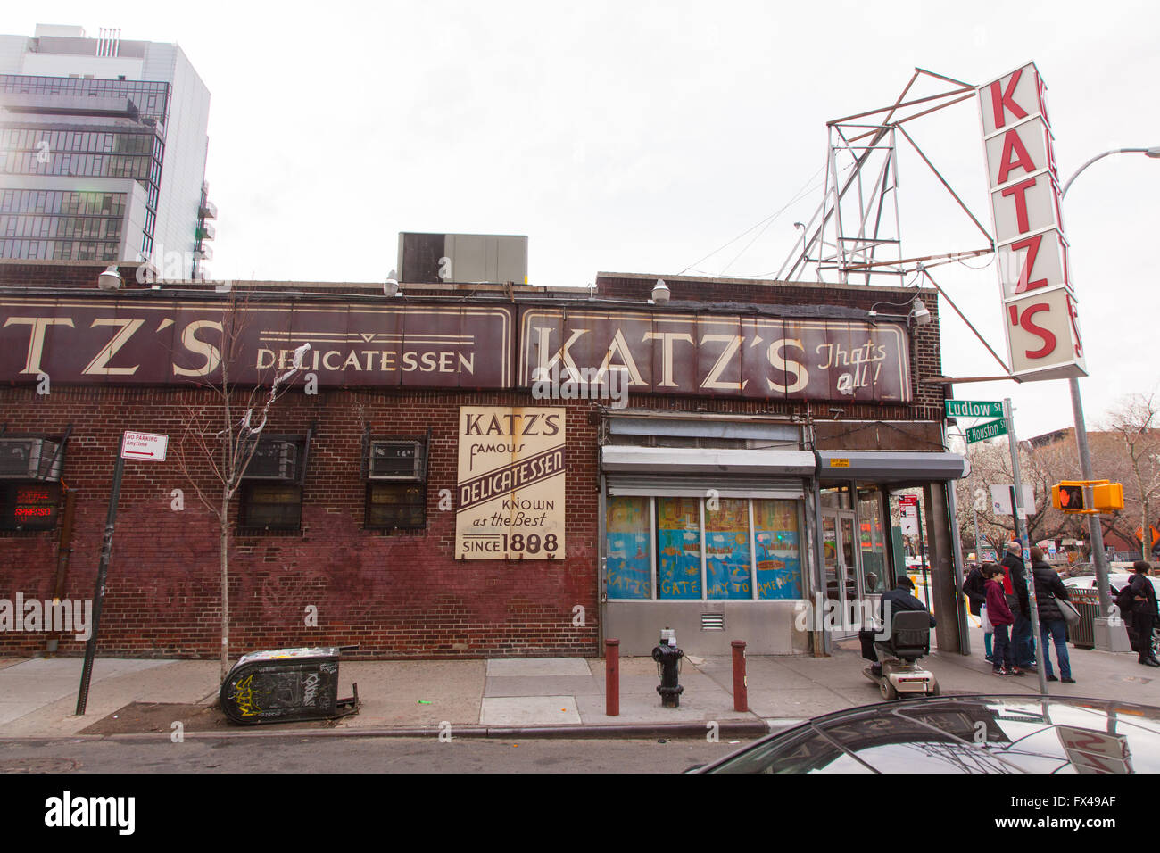 Katz's Deli, A Delicatessen diner on the Lower East Side, New York City ...