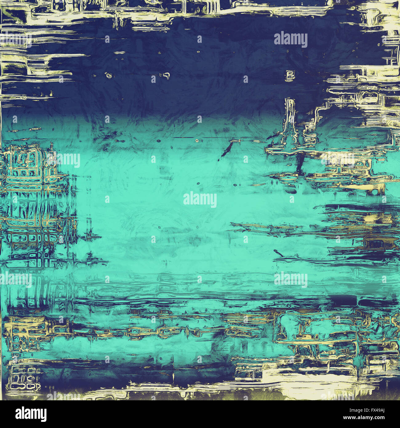 Old vintage background with retro-style elements and different color ...