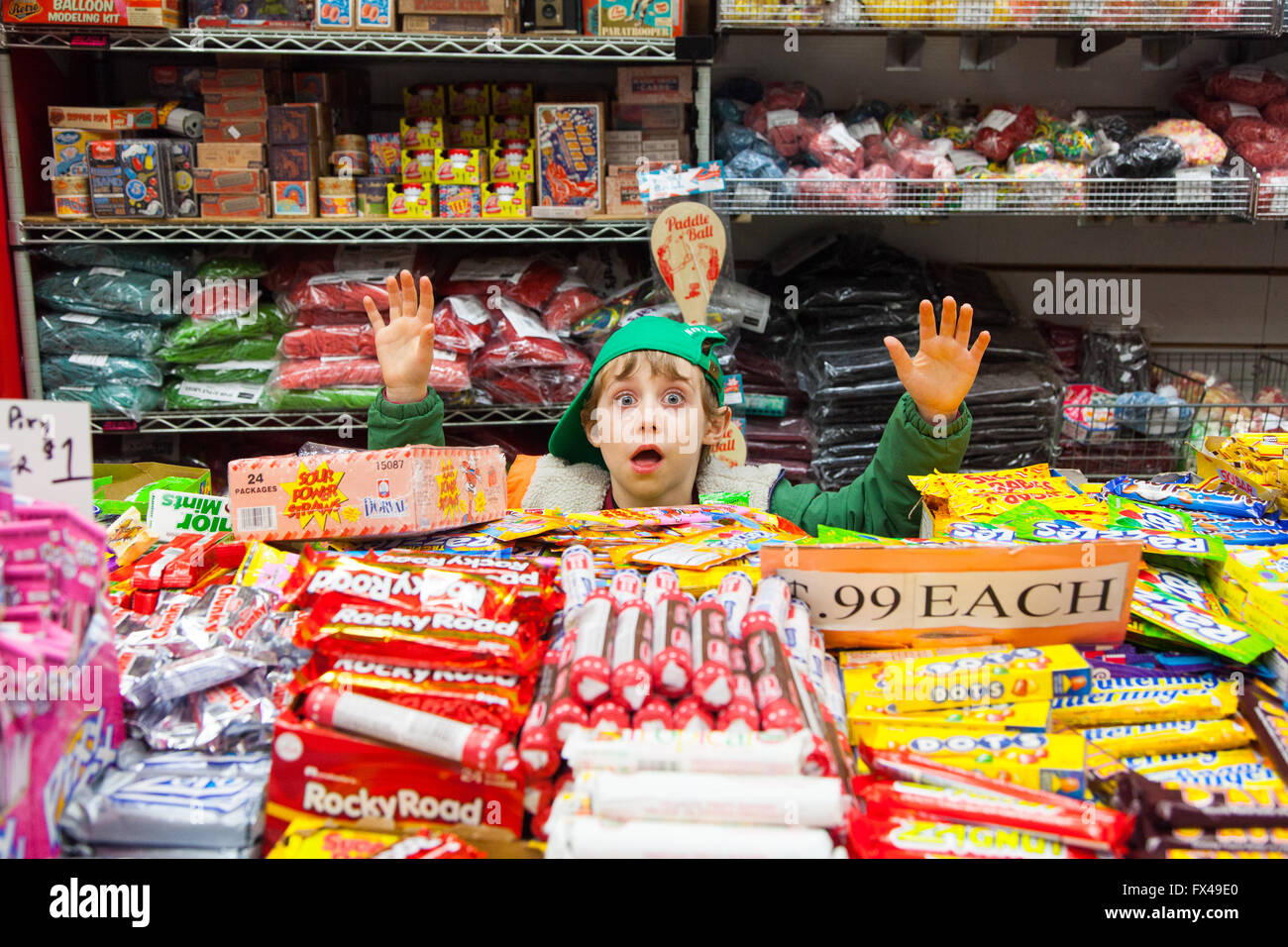 Economy candy sweet store, Rivington Street, Lower East side, Manhattan ...