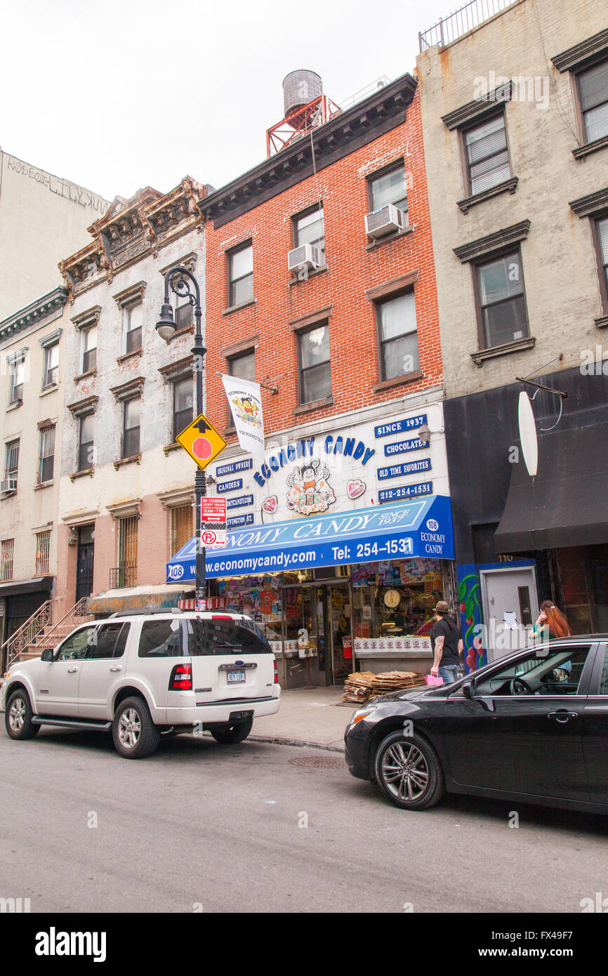 Economy candy sweet shop, Rivington Street, Lower East side, Manhattan ...