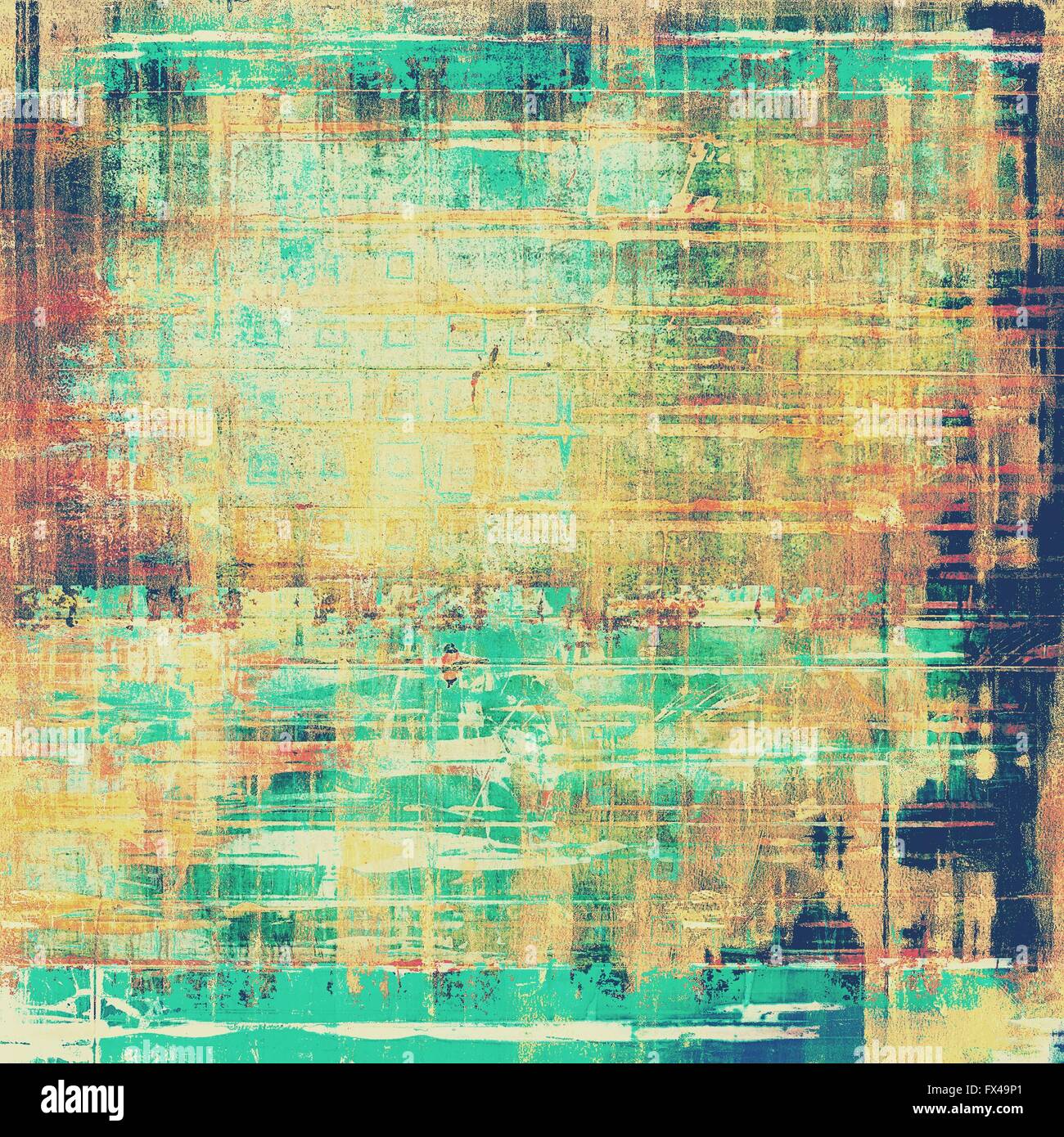 Antique vintage texture, old-fashioned weathered background. With ...