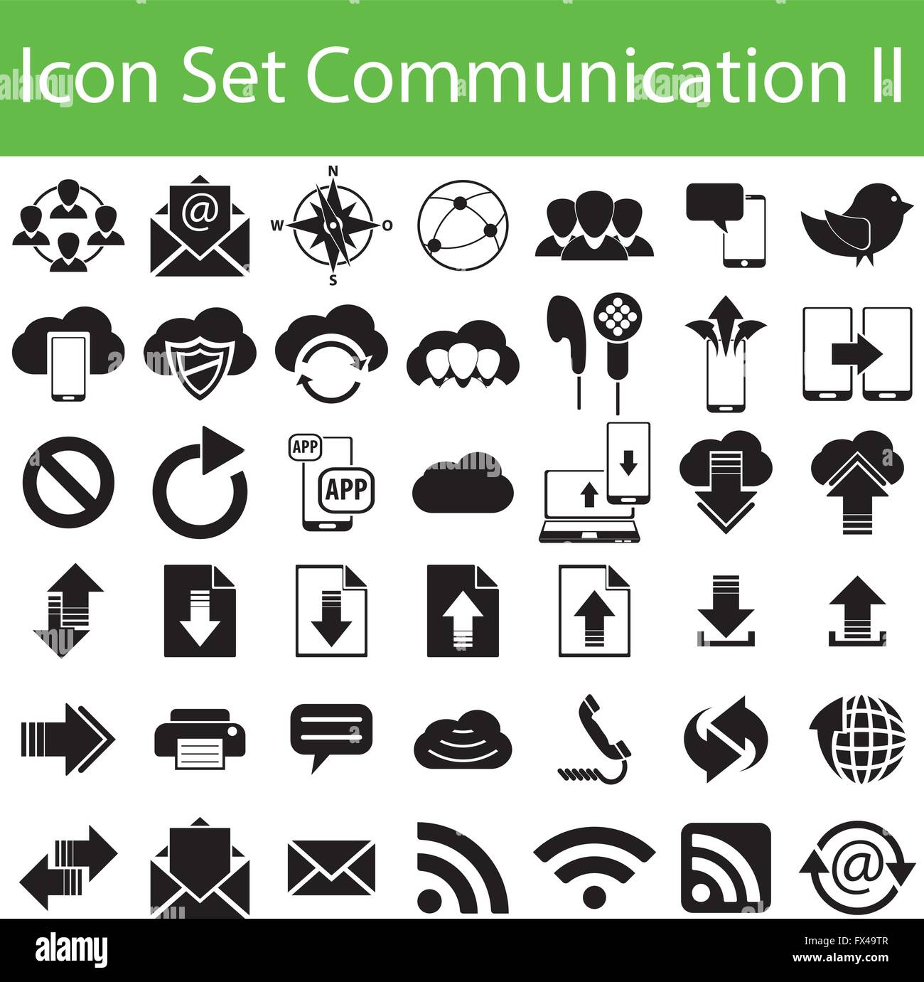 Communication graphic icon hi-res stock photography and images - Alamy