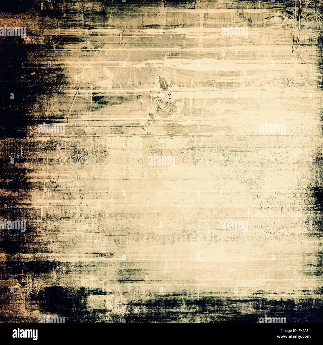 Antique vintage texture, old-fashioned weathered background. With ...