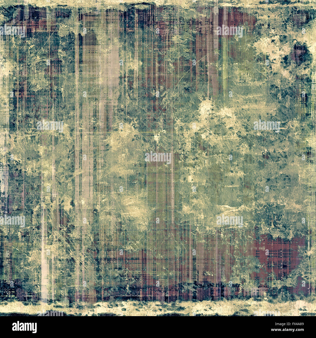 Antique vintage texture, old-fashioned weathered background. With ...