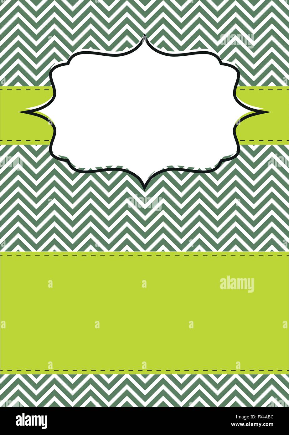 Retro chevron greeting card for different purpose Stock Vector Image ...