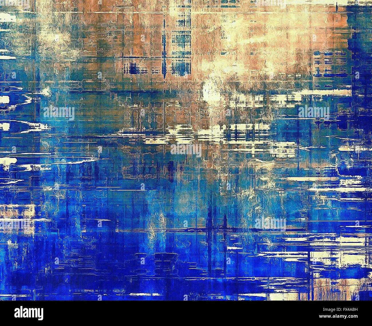 Old-style background, aging texture. With different color patterns ...