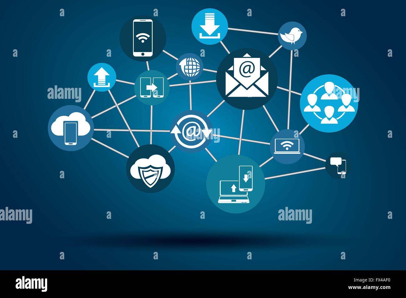 Communication vector vectors hi-res stock photography and images - Alamy