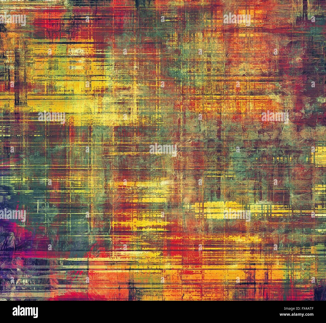 Highly detailed grunge texture or background. With different color ...