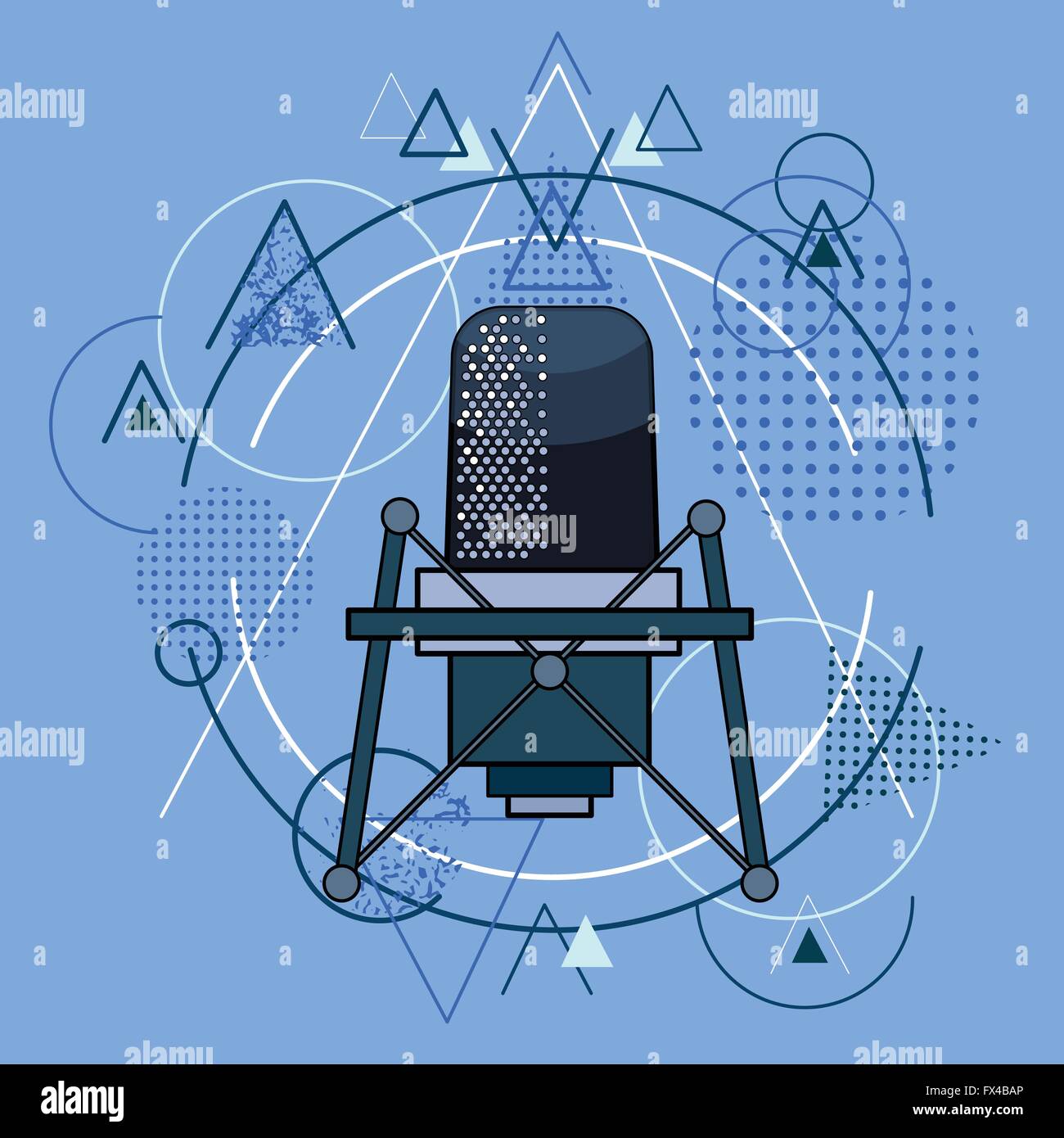 Mic triangle hi-res stock photography and images - Alamy