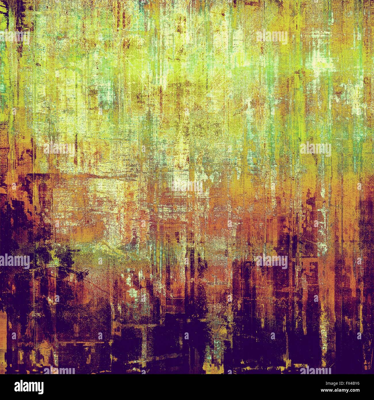 Antique vintage texture, old-fashioned weathered background. With ...