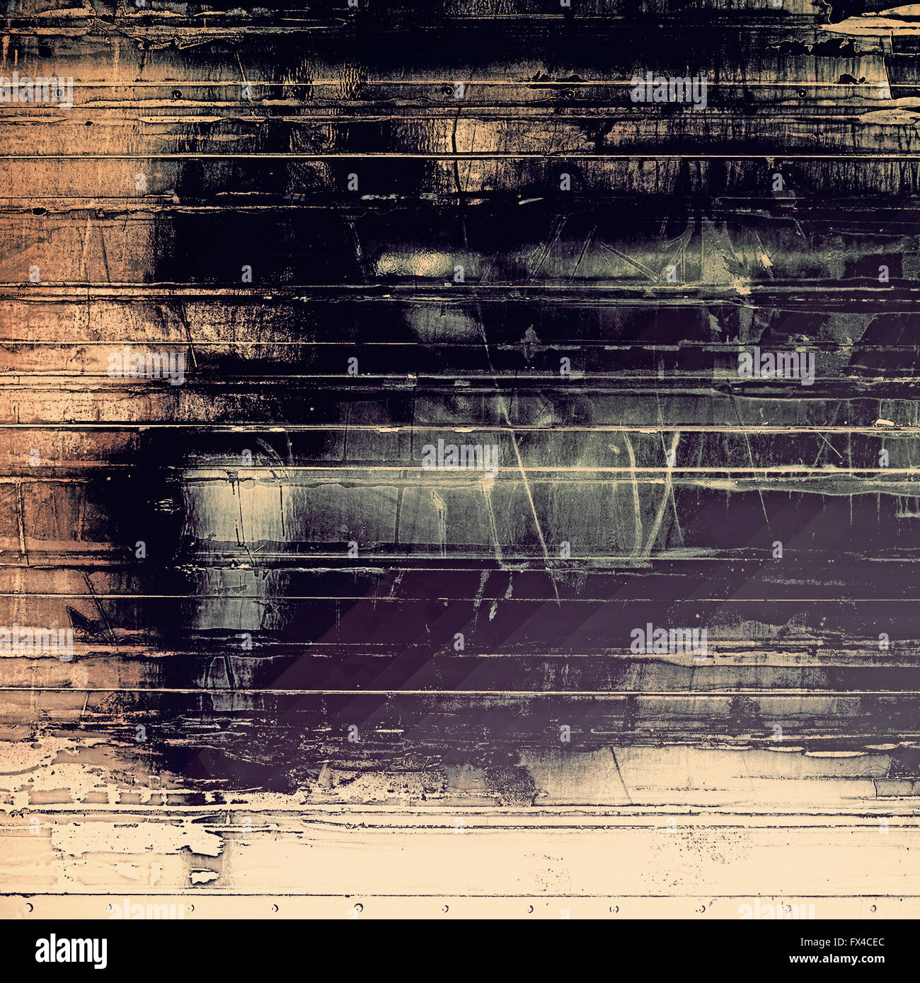 Old abstract texture with grunge stains. With different color patterns ...