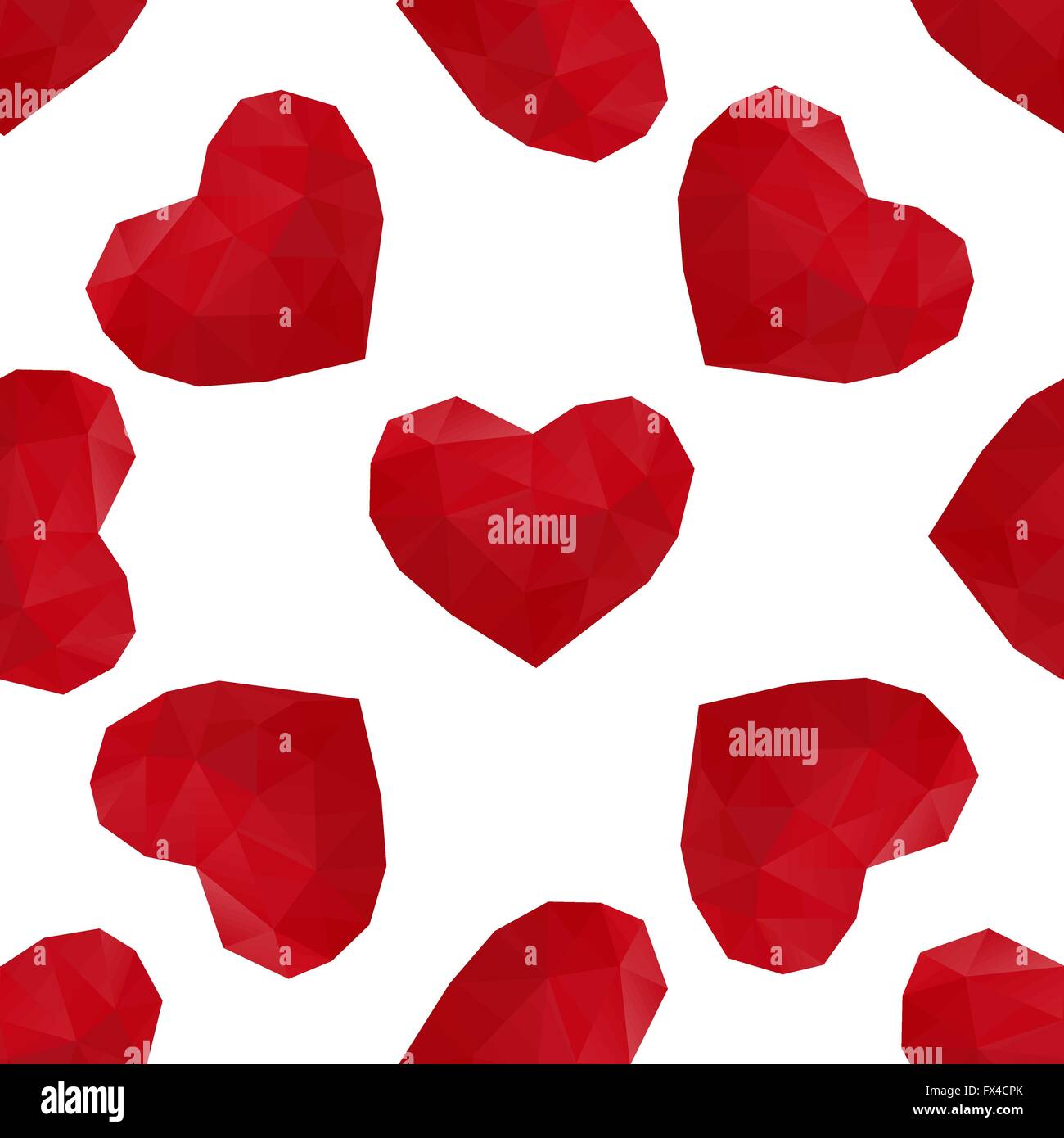 hearts low poly seamless Stock Vector Image & Art - Alamy