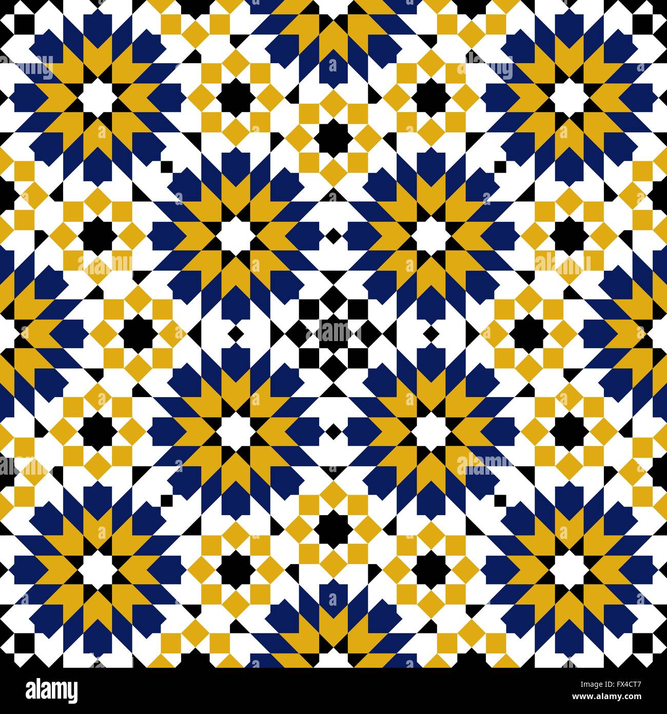 moroccan zellige seamless Stock Vector Image & Art - Alamy