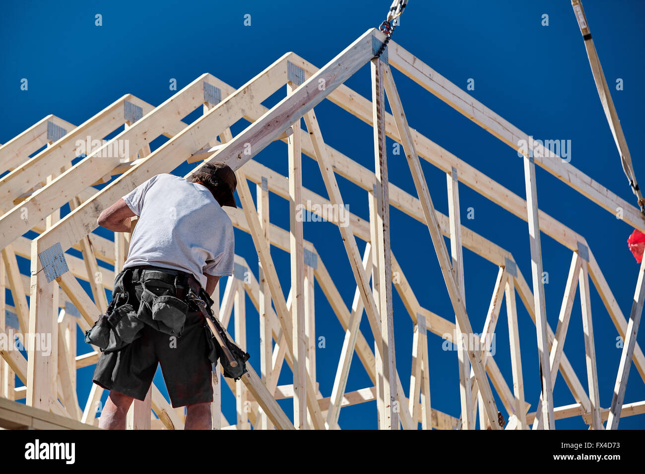 Rafter carpentry hi-res stock photography and images - Alamy