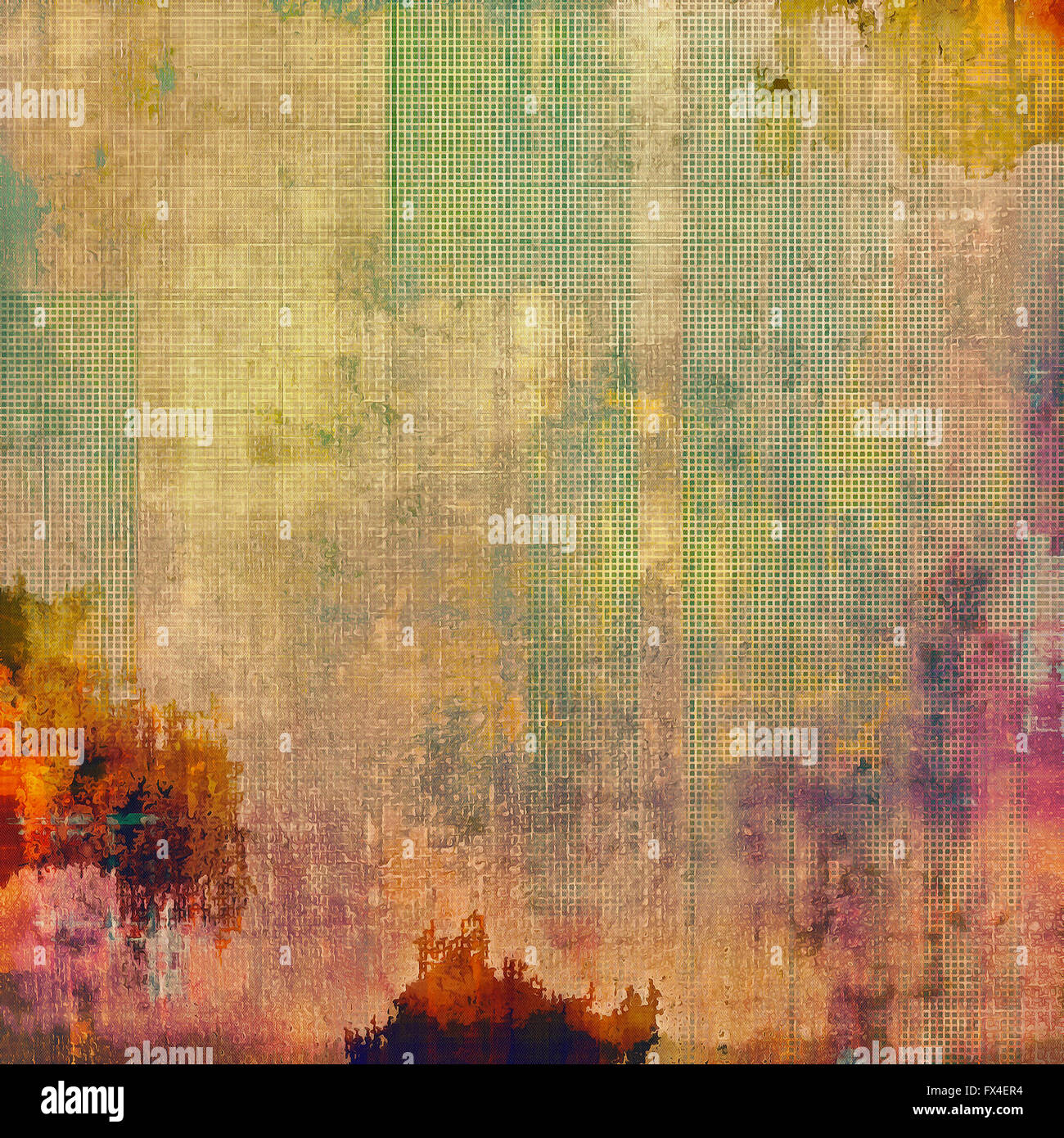 Old texture - ancient background with space for text. With different ...