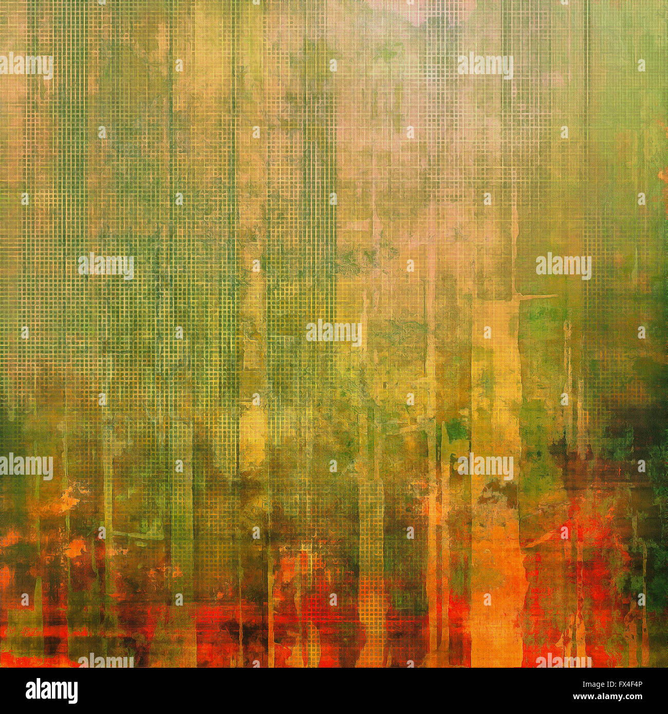 Old-style background, aging texture. With different color patterns ...