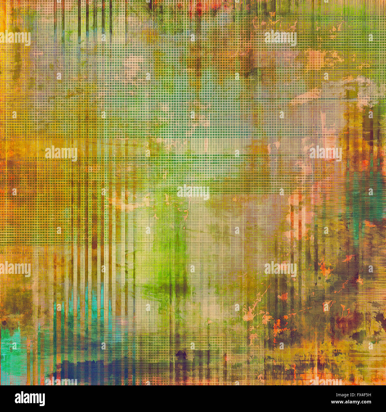 Antique vintage texture, old-fashioned weathered background. With ...