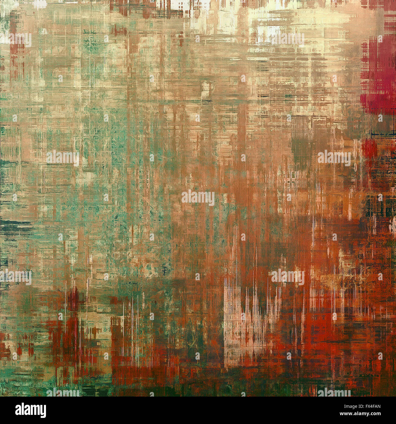 Antique vintage texture, old-fashioned weathered background. With ...