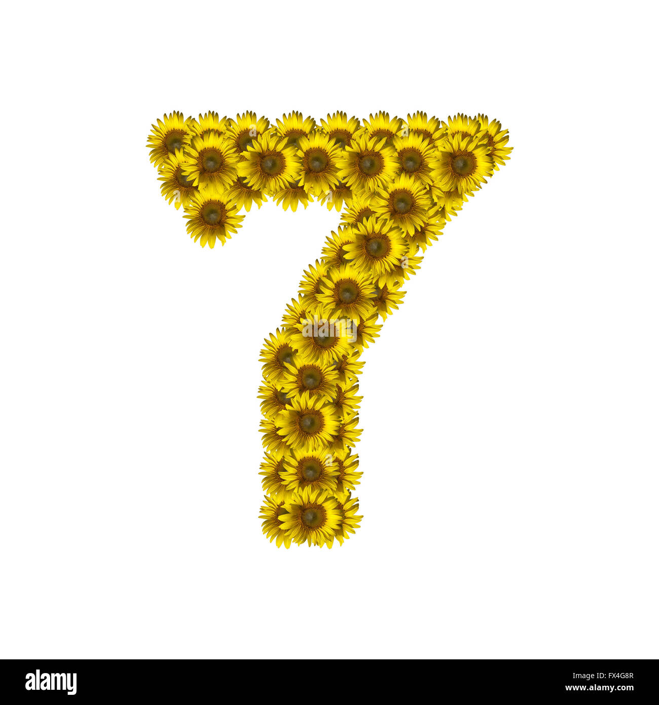 Number 7 Cut Out Stock Images & Pictures - Alamy