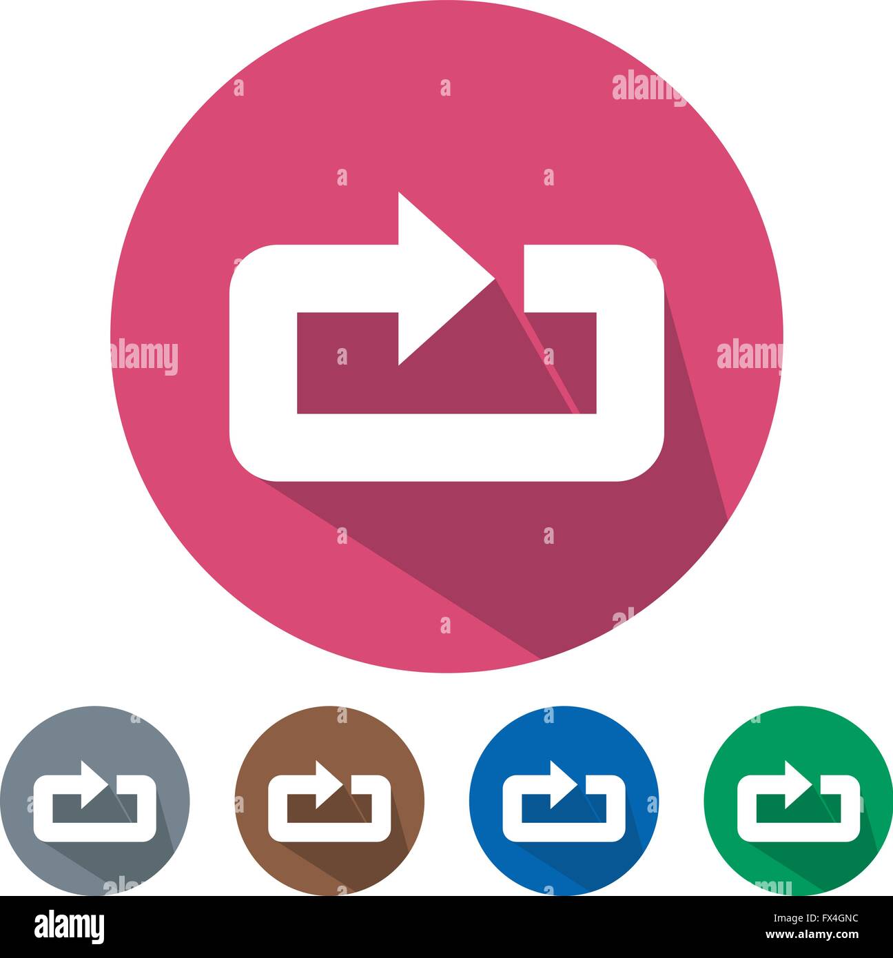 Loop arrow hi-res stock photography and images - Alamy