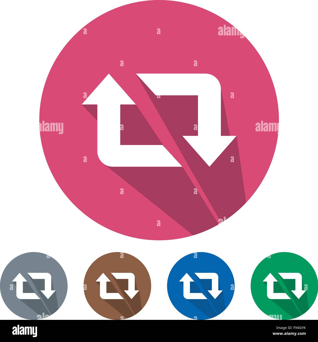 Retweet button hi-res stock photography and images - Alamy