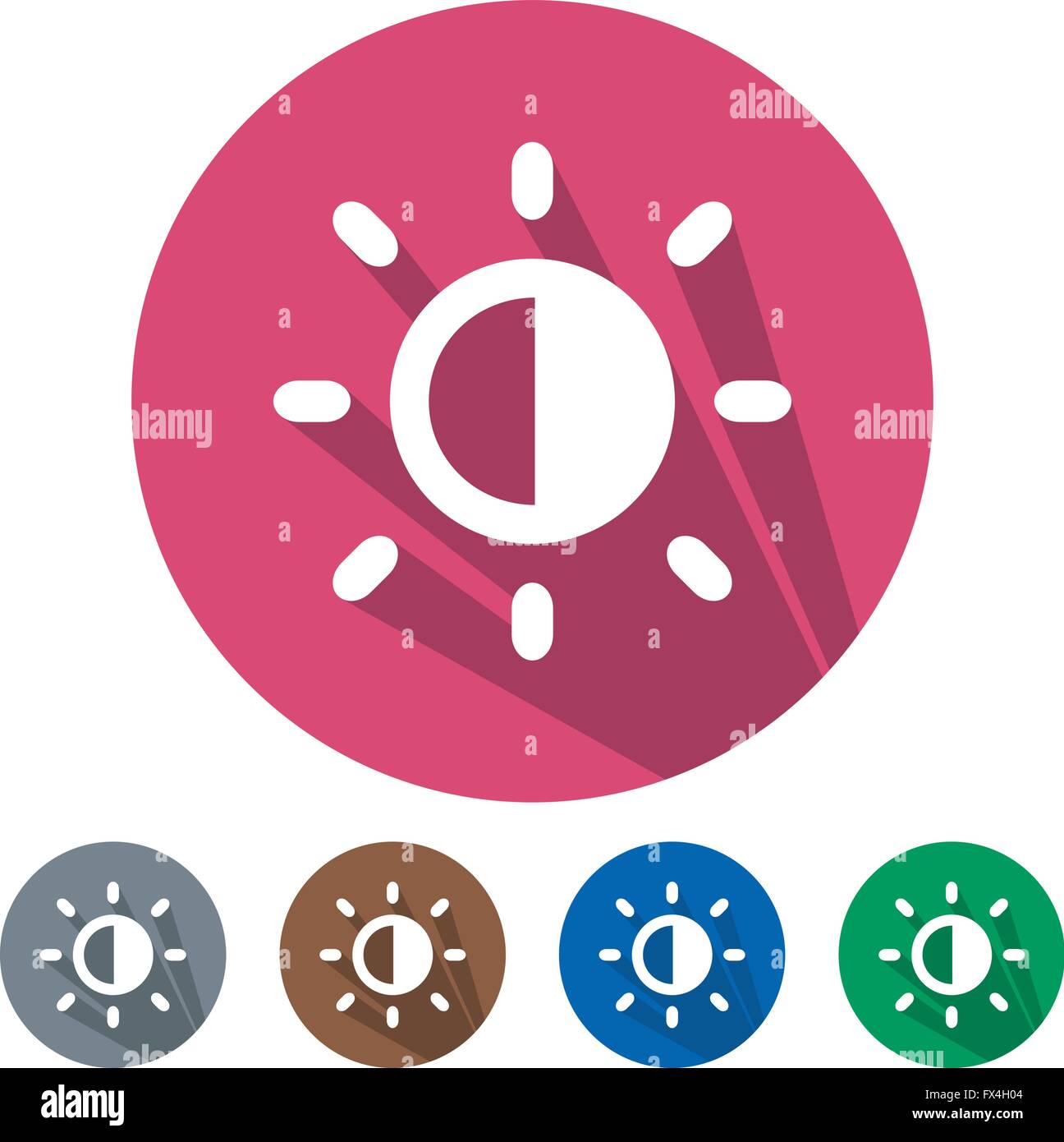 Brightness screen Stock Vector Images - Alamy