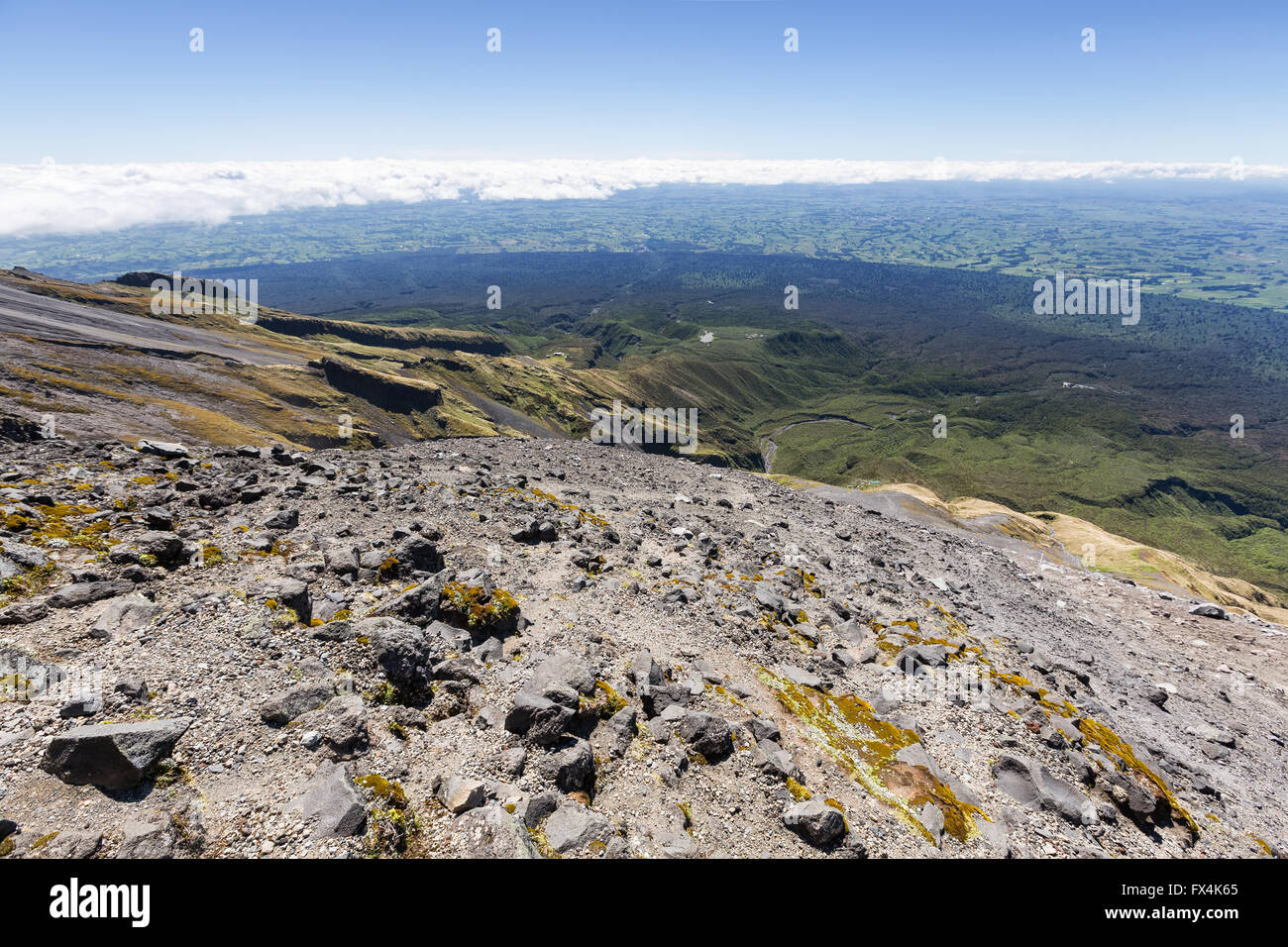 At Mt Taranaki volcano, North Island, New Zealand Stock Photo - Alamy