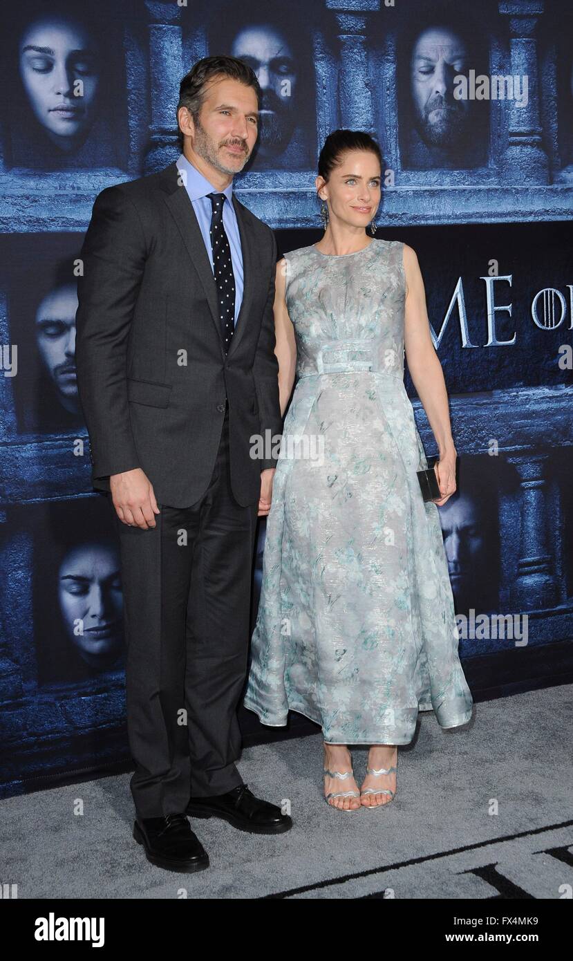 Amanda peet david benioff hi-res stock photography and images - Alamy