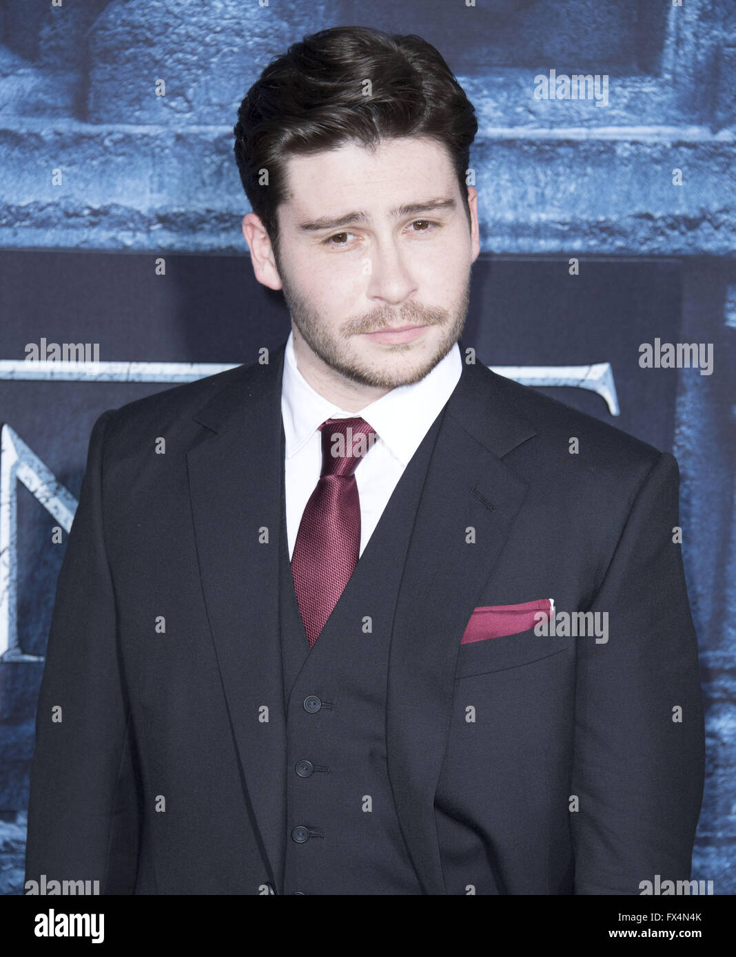 Hollywood, California, USA. 10th Apr, 2016. Daniel Portman as Podrick ...