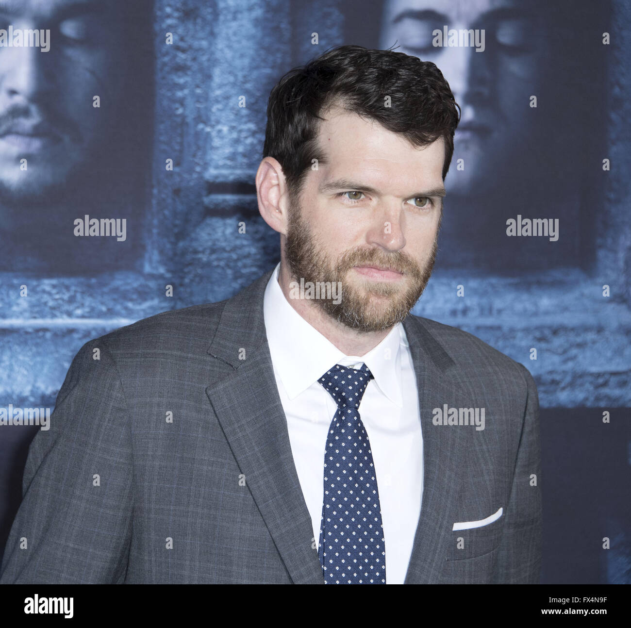 Hollywood, California, USA. 10th Apr, 2016. Tim Simons --- HBO's Game ...
