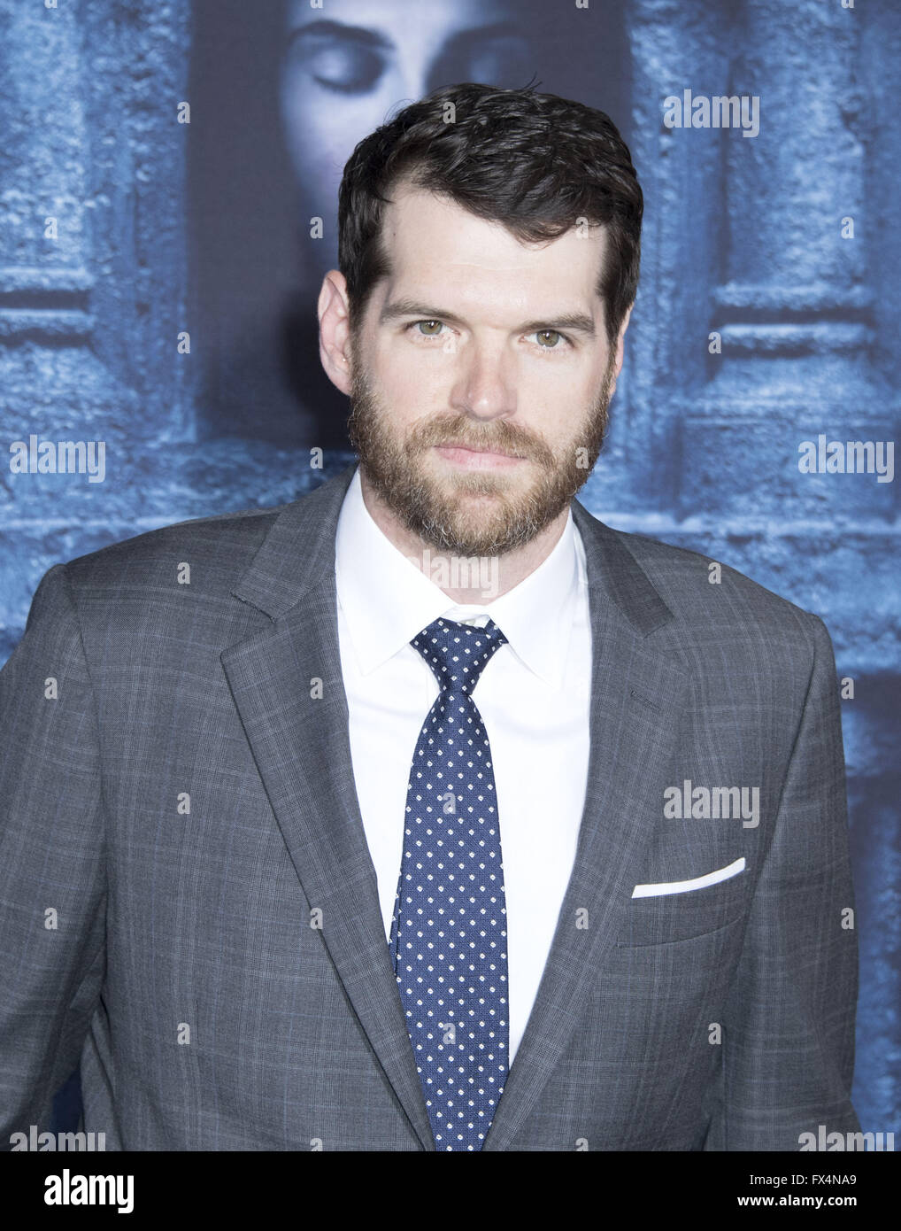 Hollywood, California, USA. 10th Apr, 2016. Tim Simons --- HBO's Game ...