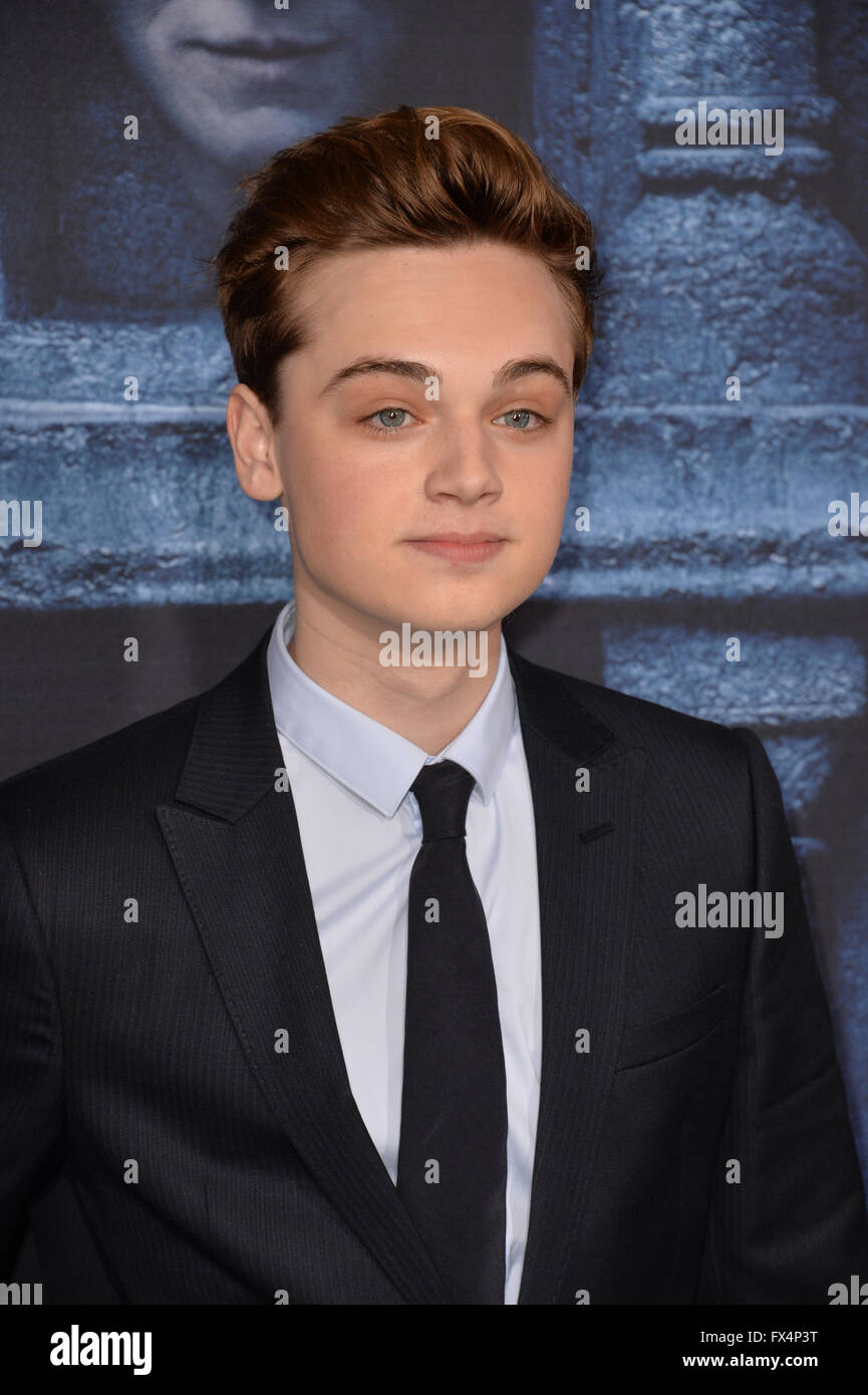 Los Angeles, California, USA. 10th April, 2016. Actor Dean-Charles ...