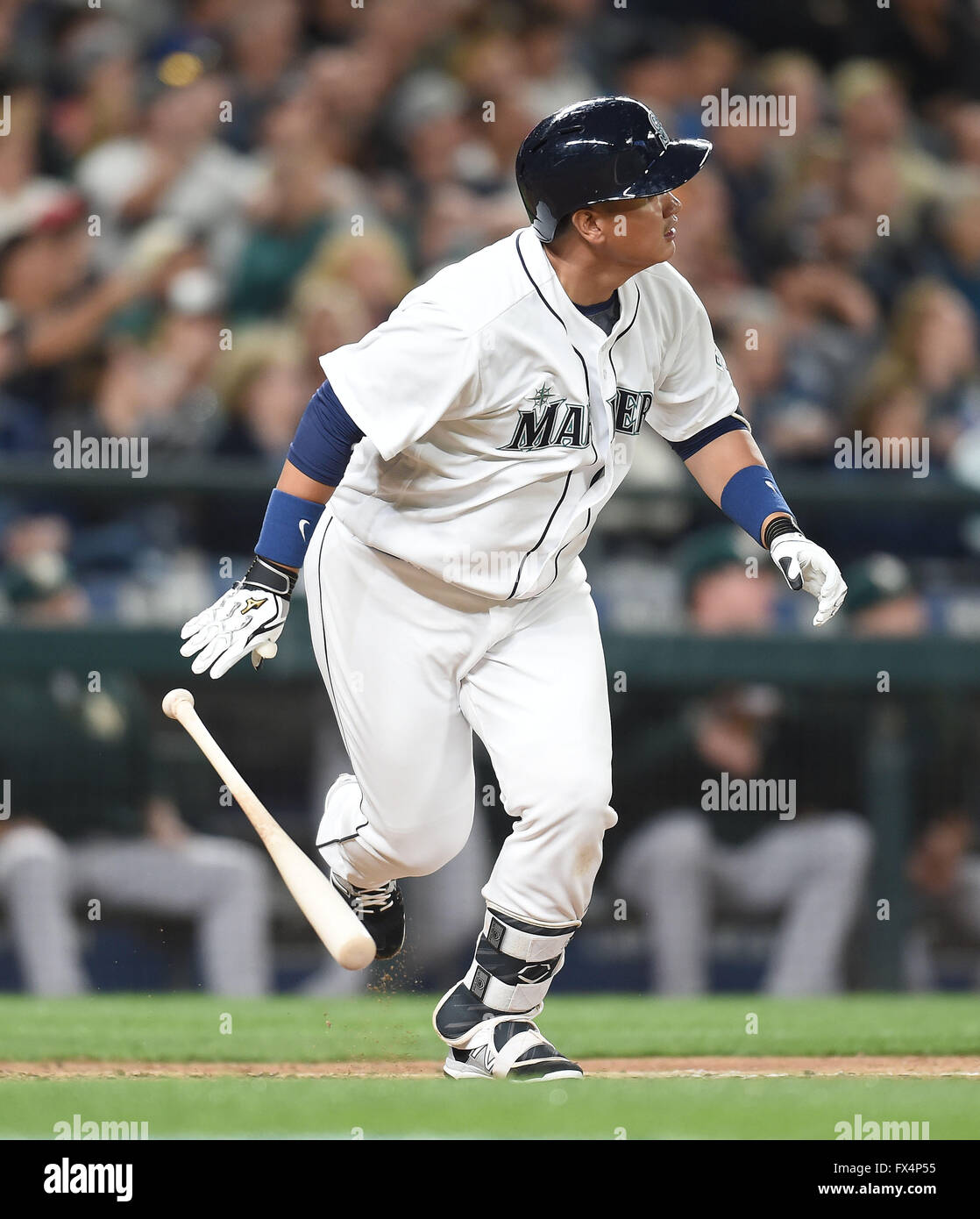 Seattle, Washington, USA. 8th Apr, 2016. Lee Dae-Ho (Mariners) MLB ...