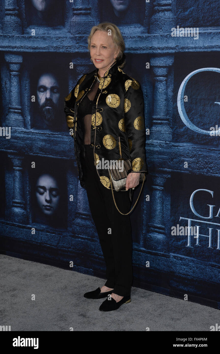 Los Angeles, California, USA. 10th April, 2016. Actress Faye Dunaway at ...