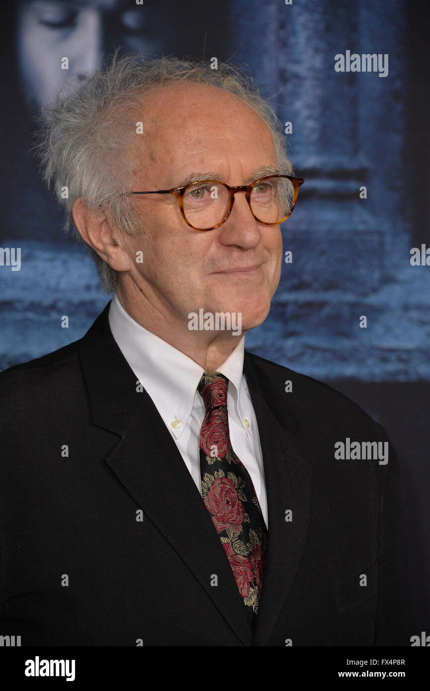 Los Angeles, California, USA. 10th April, 2016. Actor Jonathan Pryce at ...