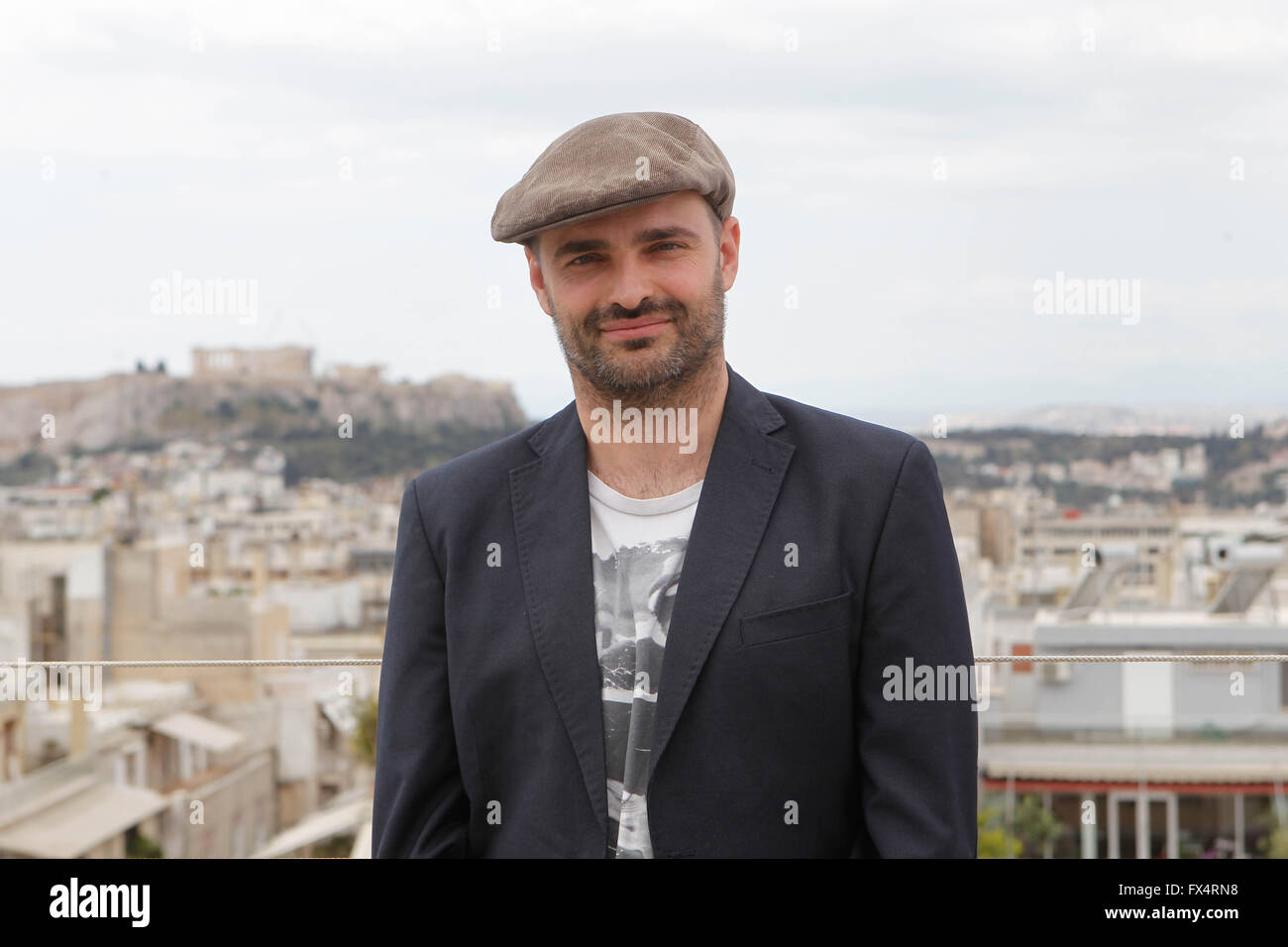 Athens, Greece. 11th Apr, 2016. French director Pascal Tessaud poses ...