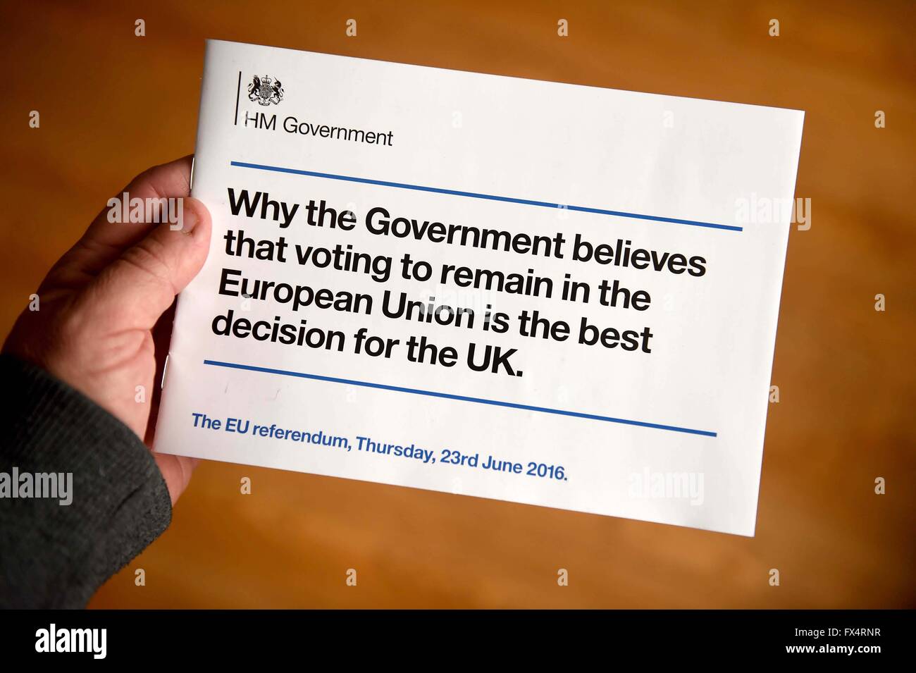 EU referendum campaign leaflets delivered to UK residents, Britain ...