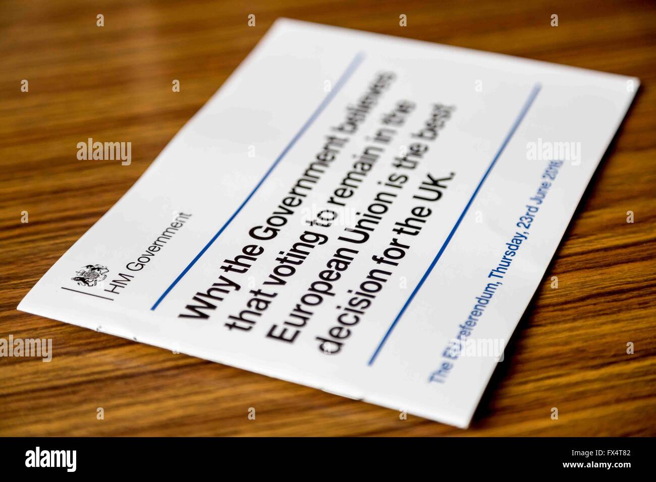 Campaign for uk brexit leaflet hi-res stock photography and images - Alamy