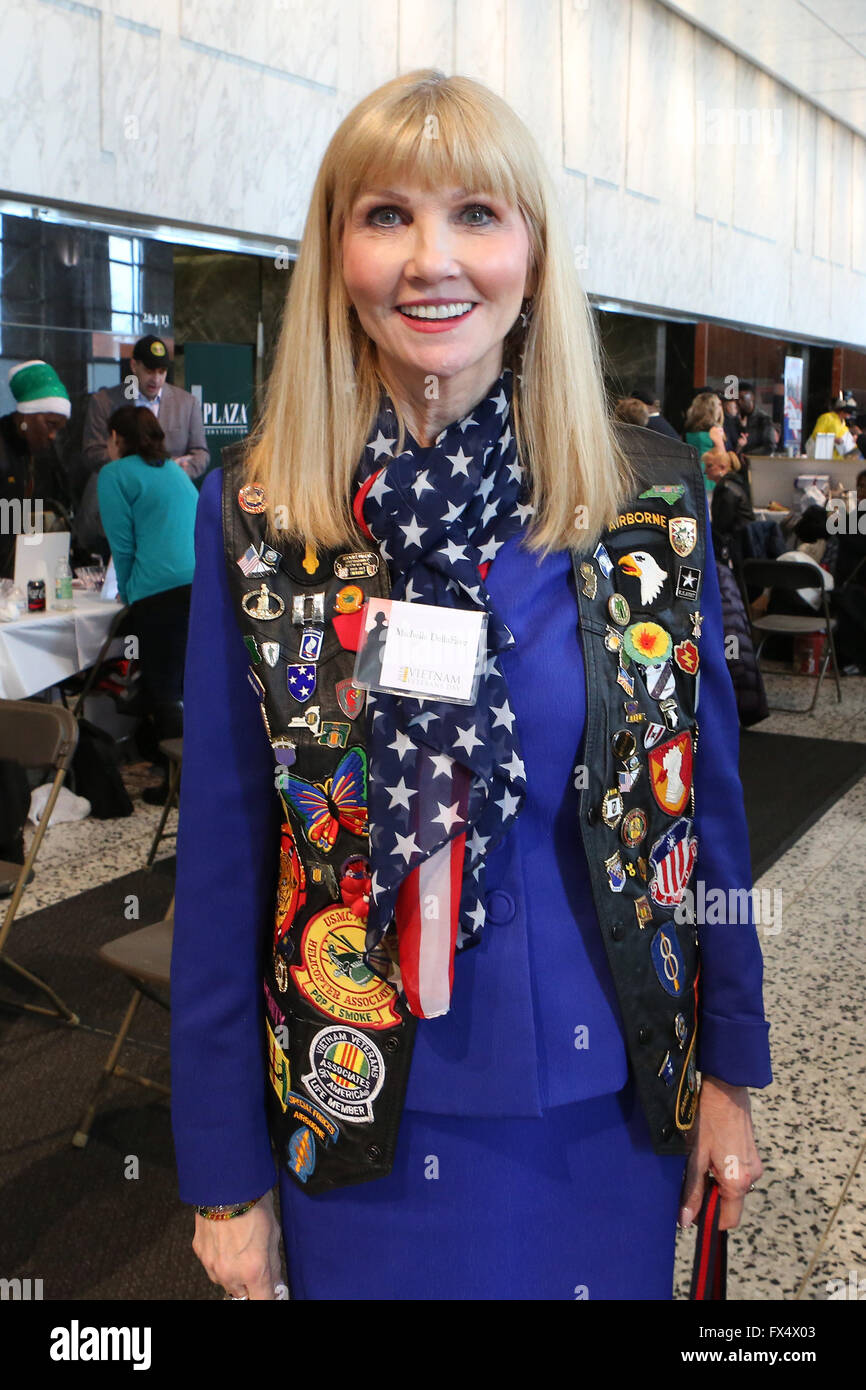 New York City, NY, USA. 2nd Apr, 2016. Actress Michelle Dellafave poses ...