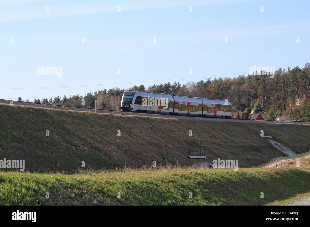 Gdansk, Poland 11th, April 2016 Polish PESA Atribo belonging to ...