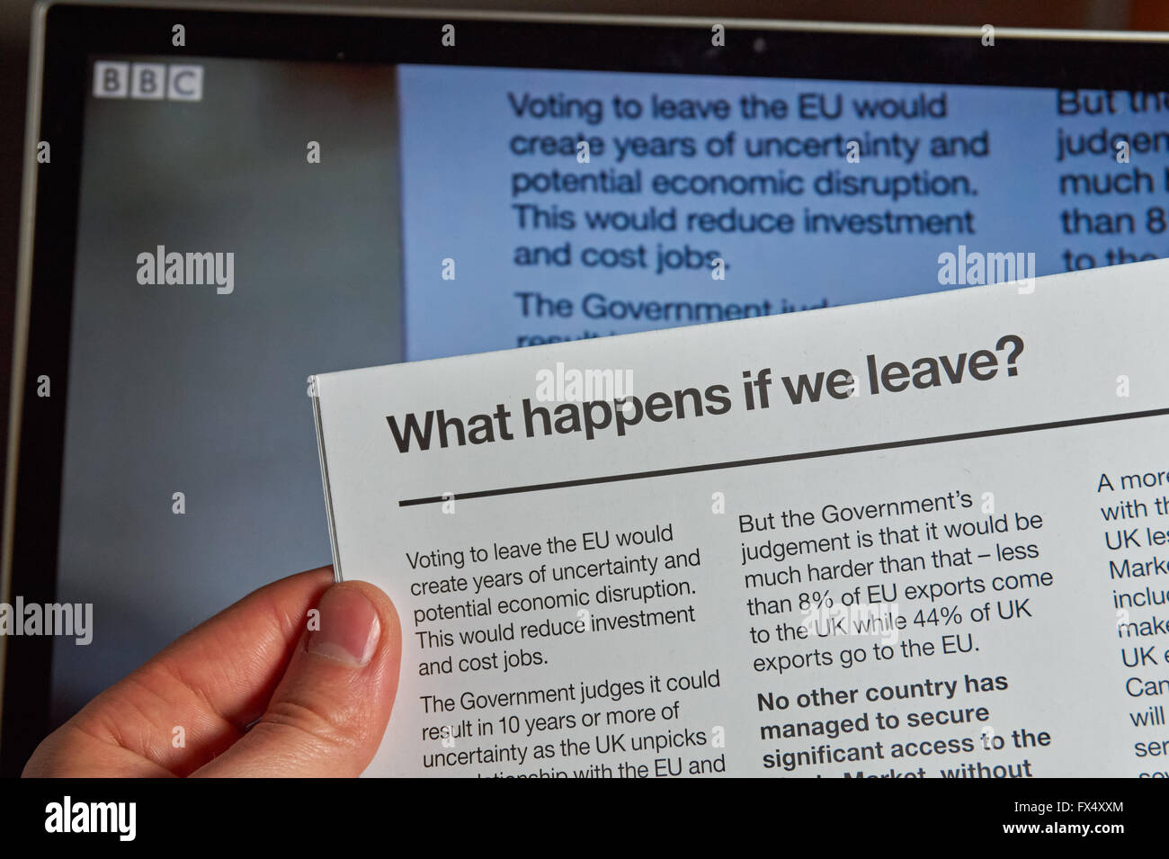 2016 eu referendum campaign hi-res stock photography and images - Alamy