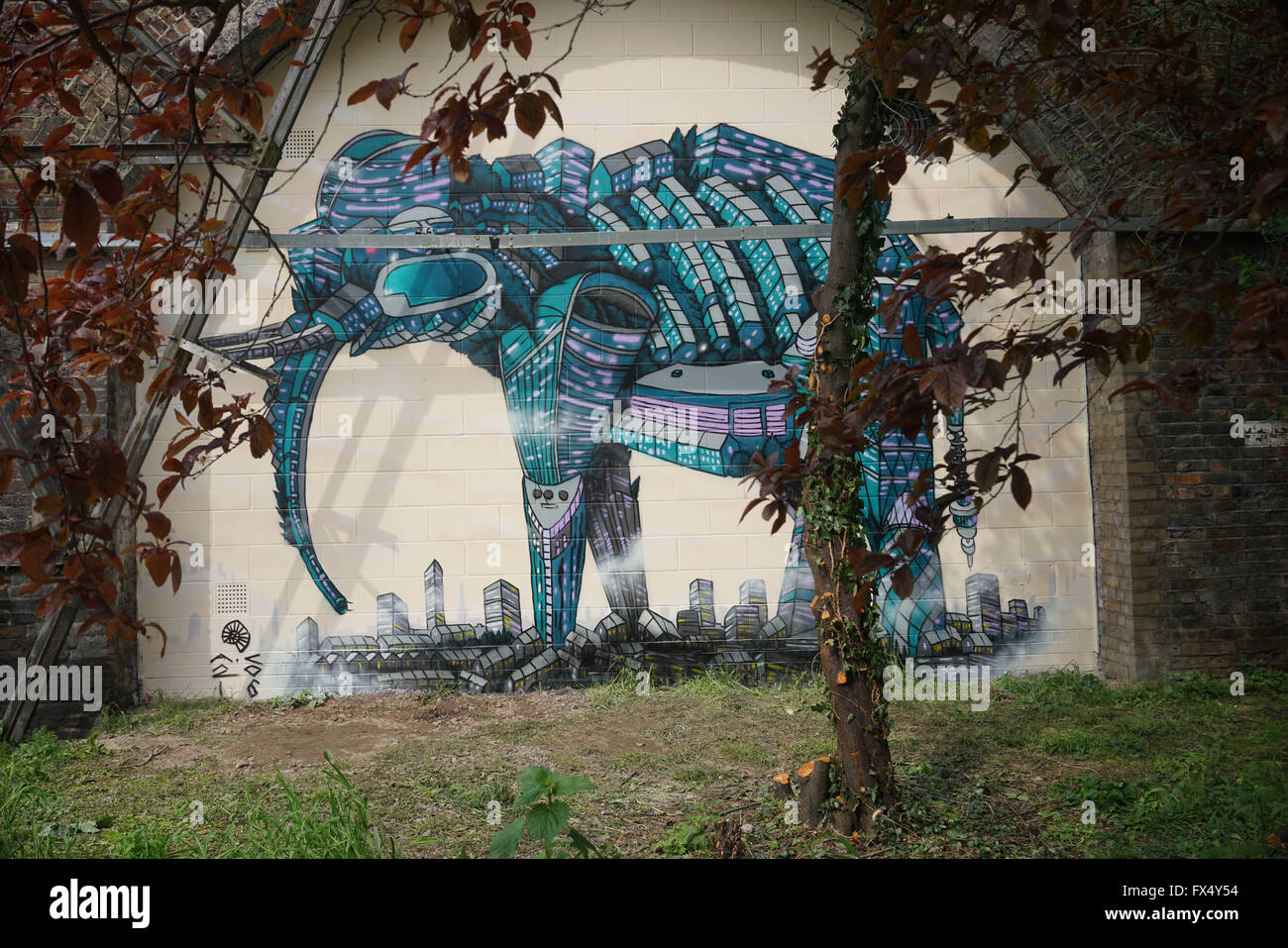 London, UK. 11th April, 2016. 'Endangered 13' Project, Andy Council ...