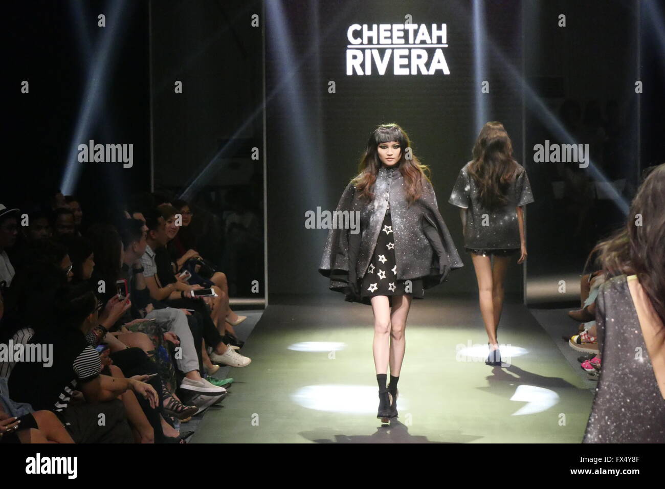 Manila, Phillipines. 11th Apr, 2016. Cheetah Rivera designs. Manila ...