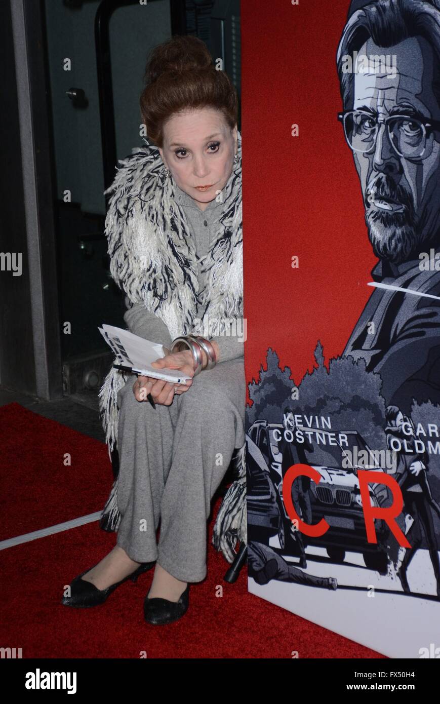 New York, NY, USA. 11th Apr, 2016. Cindy Adams at arrivals for CRIMINAL ...