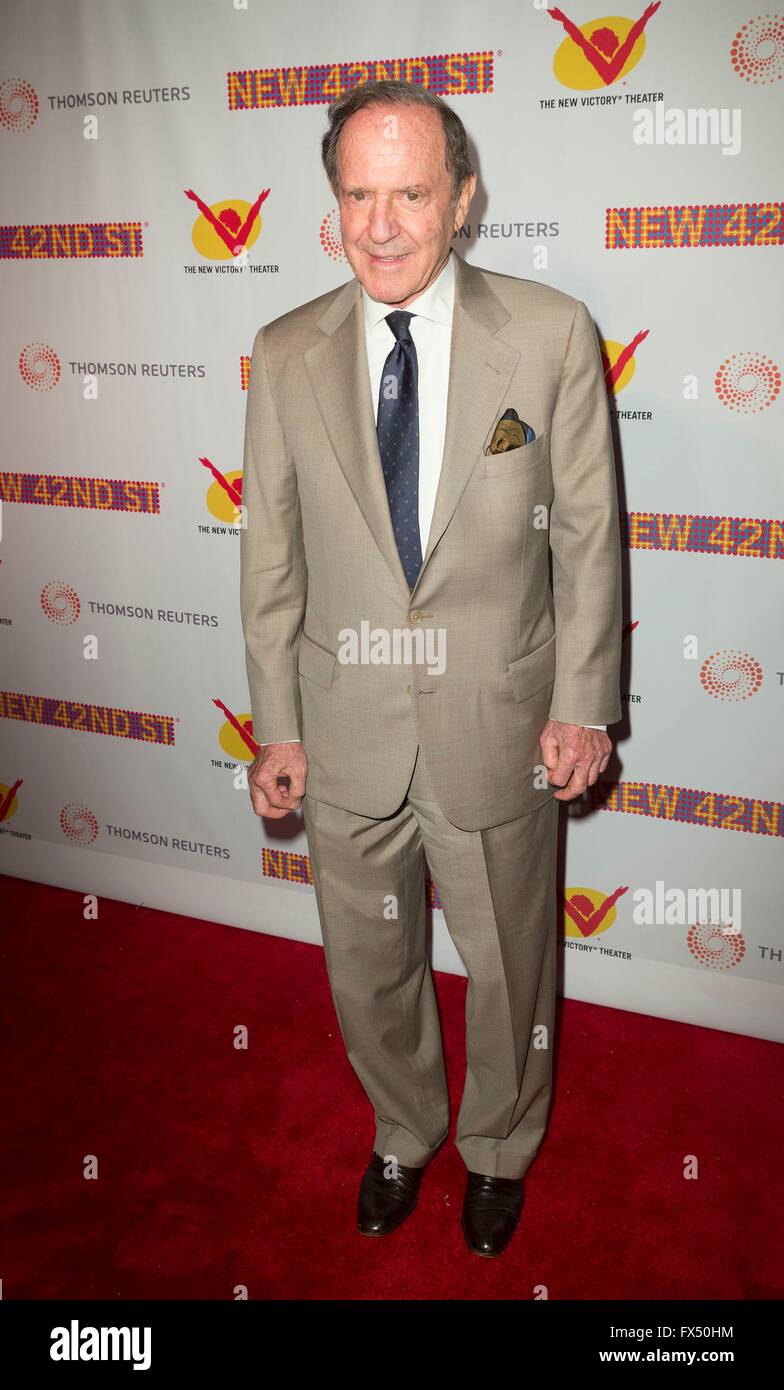 New York, NY, USA. 11th Apr, 2016. Mortimer Zuckerman at arrivals for ...