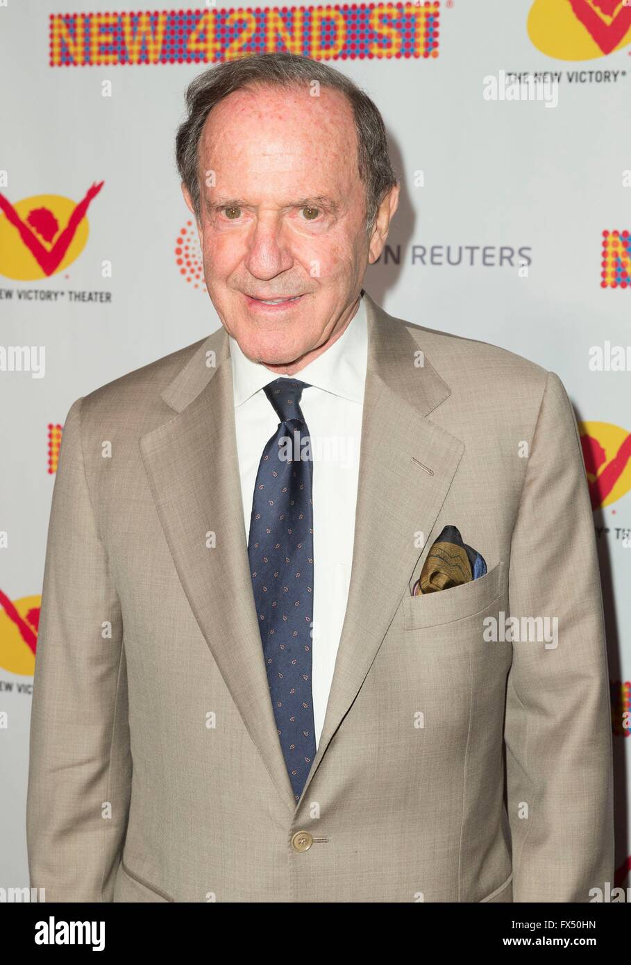New York, NY, USA. 11th Apr, 2016. Mortimer Zuckerman at arrivals for ...
