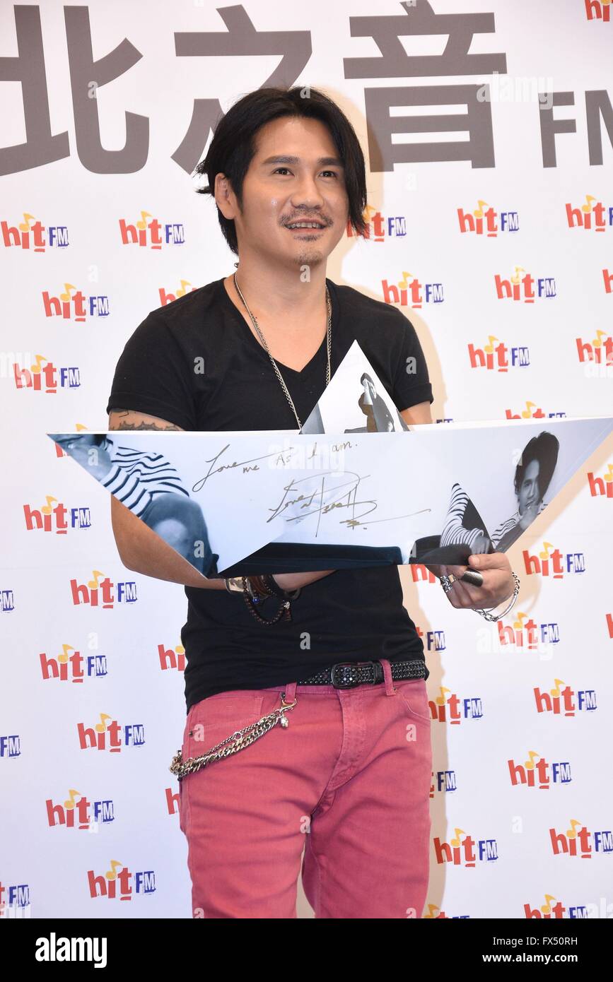 Taipei, Taiwan, China. 11th Apr, 2016. Gary Cao promotes his new album ...