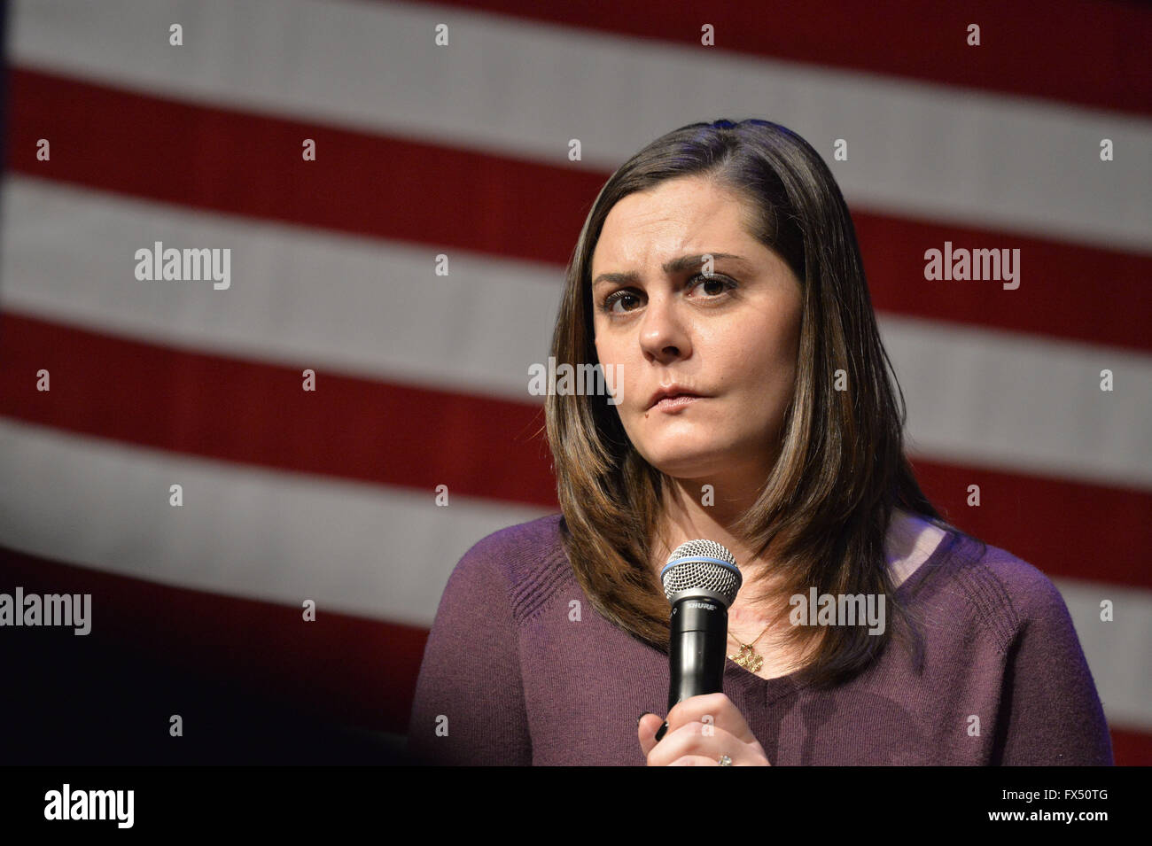 Port Washington, New York, USA. 11th Apr, 2016. ERICA LAFFERTY ...