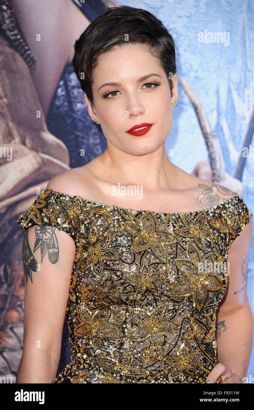 Los Angeles, CA, USA. 11th Apr, 2016. Halsey at arrivals for THE ...